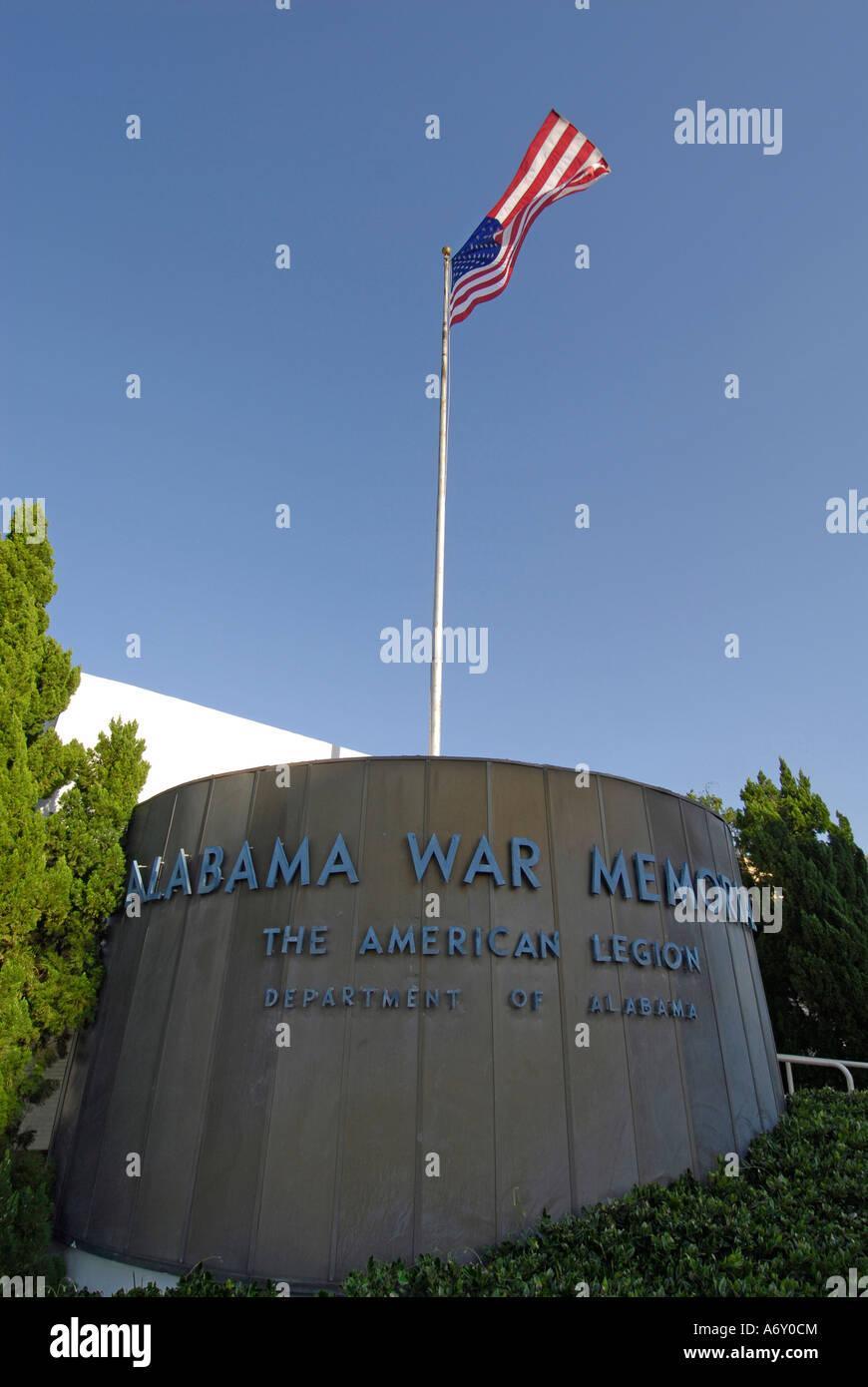Alabama War Memorial in the historic city of Montgomery Alabama AL ...