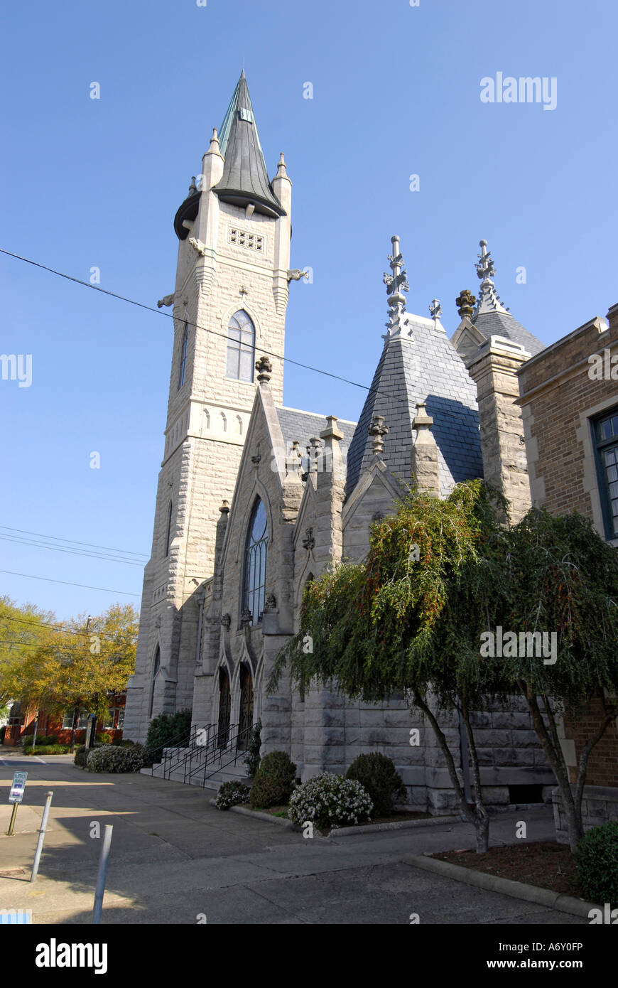 First Baptist Church in historic Selma Alabama AL Stock Photo - Alamy