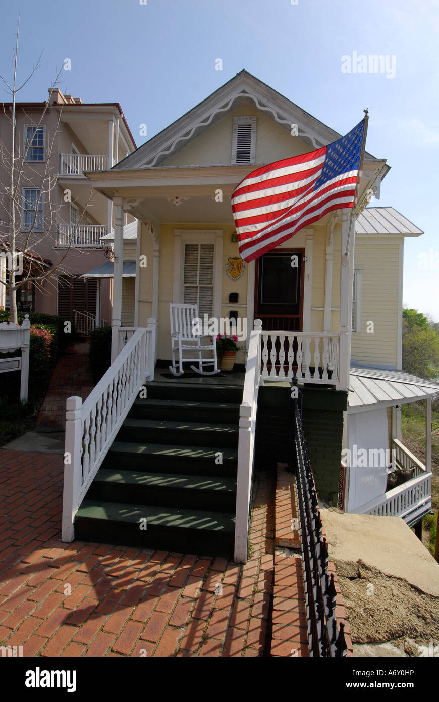 The Bridge tenders house in historic Selma Alabama AL Stock Photo - Alamy