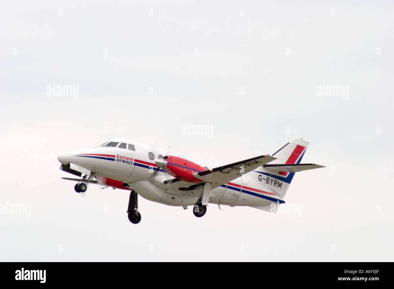 bae jetstream 31 taking off from Leeds Bradford airport West Yorkshire ...