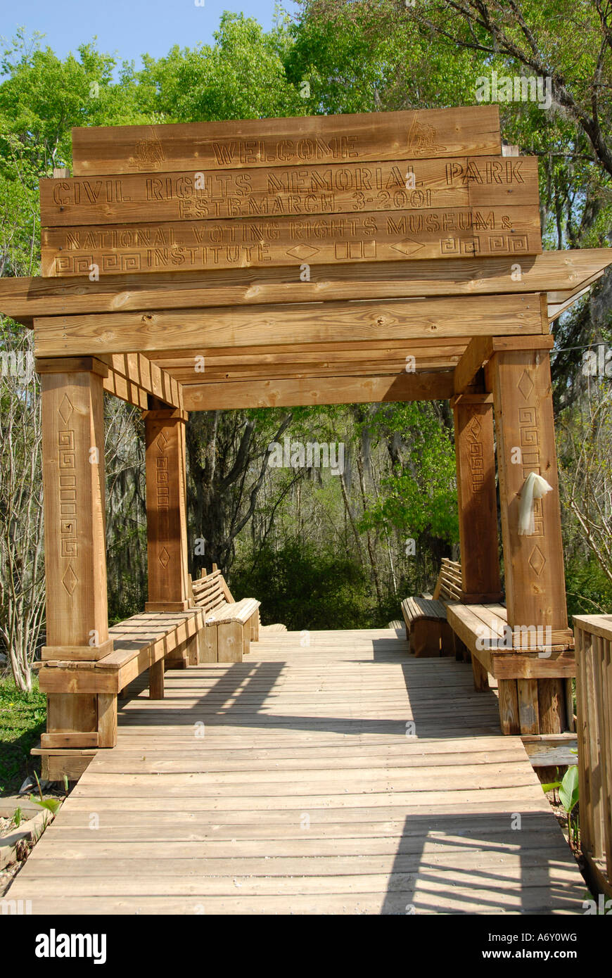 Freedom Memorial Park in historic Selma Alabama AL Stock Photo - Alamy