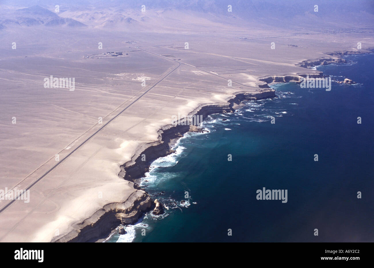 The Pacific coast of Northern Chile just north of Antofagasta One of ...