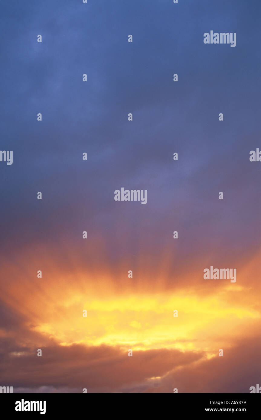 Resurrection Pass Trail Gold Sunset Clouds Sky AK Southcentral Summer ...