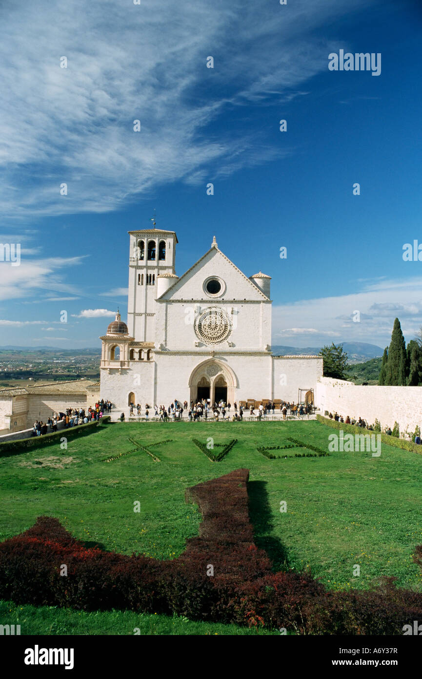 Basilica di San Francesco where the body of St Francis was placed in ...
