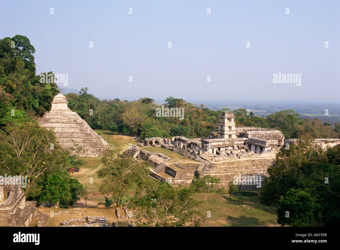 Temple of the Inscriptions and the Palace Palenque UNESCO World ...
