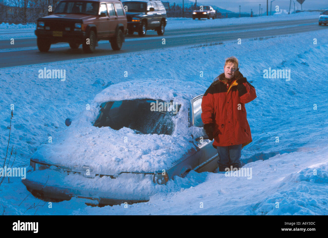 Weather car trouble hi-res stock photography and images - Alamy