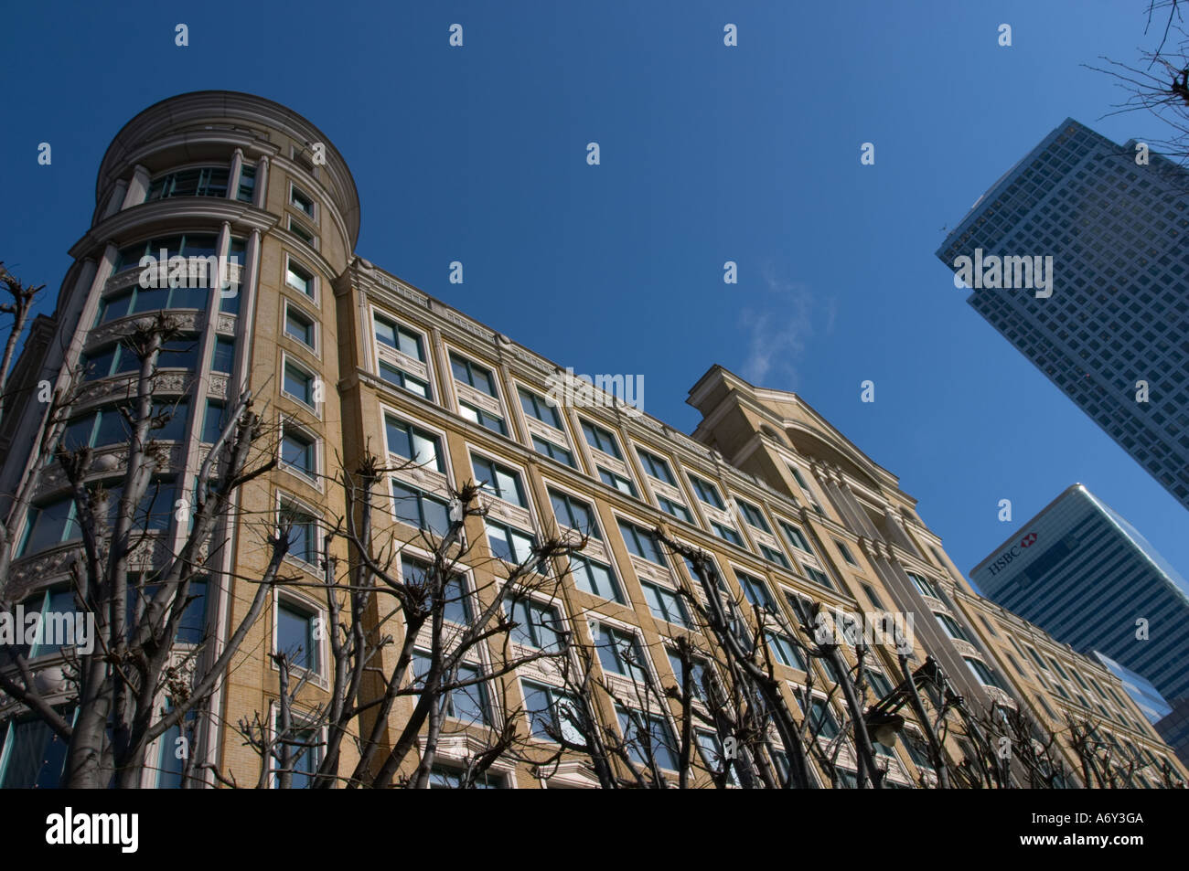 10 Cabot Square (completed 1991), Docklands London England Stock Photo ...