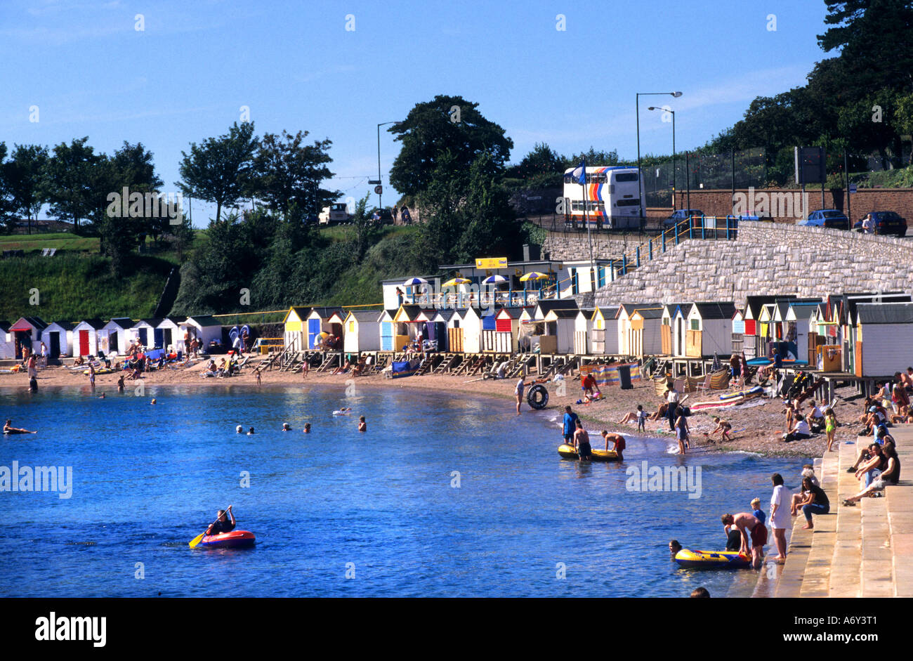 Livermead beach Torquay Devon England Stock Photo - Alamy