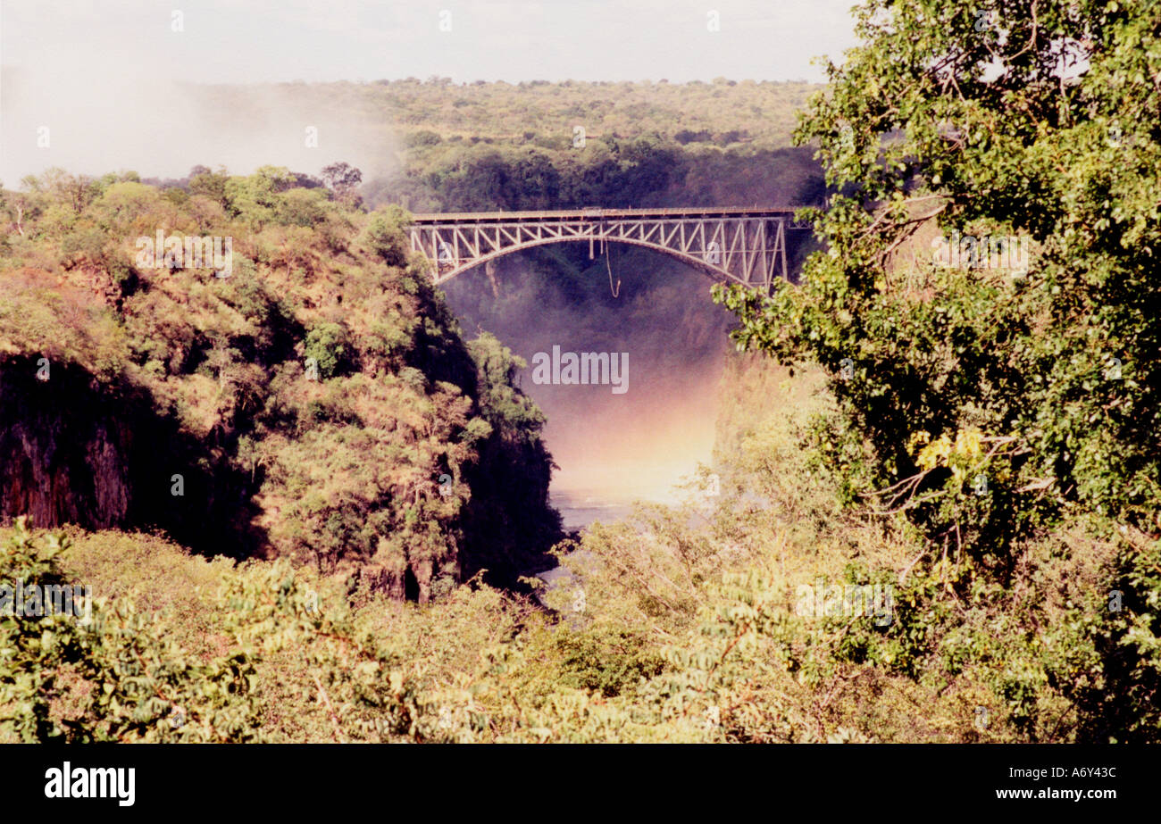 Bungee jump Victoria Falls Zimbabwe Africa 2 Stock Photo - Alamy