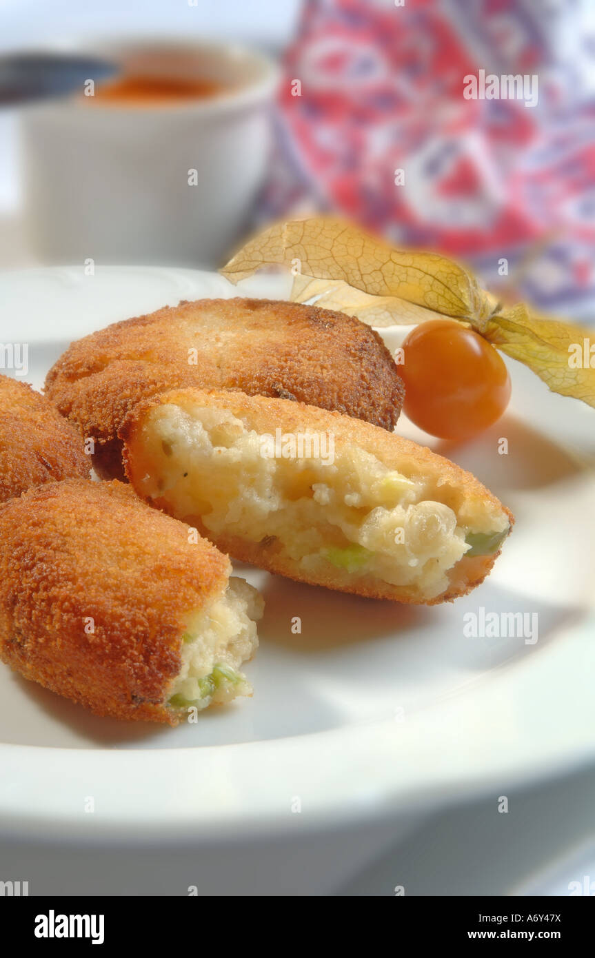 Sabzi tikki Indian style small potato pies Stock Photo - Alamy