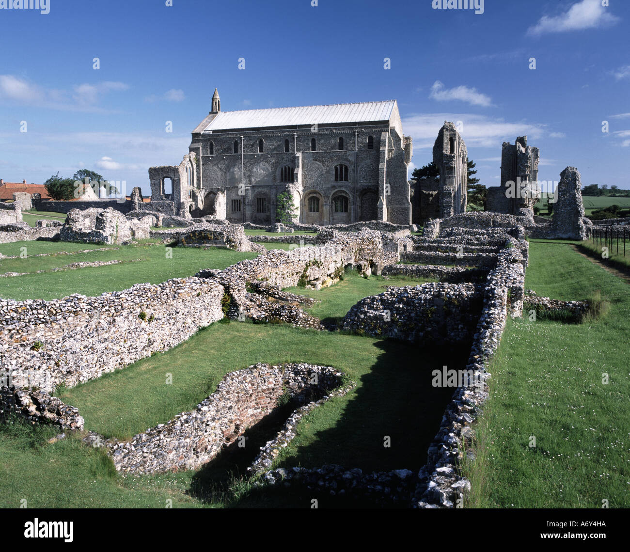 BINHAM PRIORY. NORFOLK. ENGLAND. UK Stock Photo - Alamy