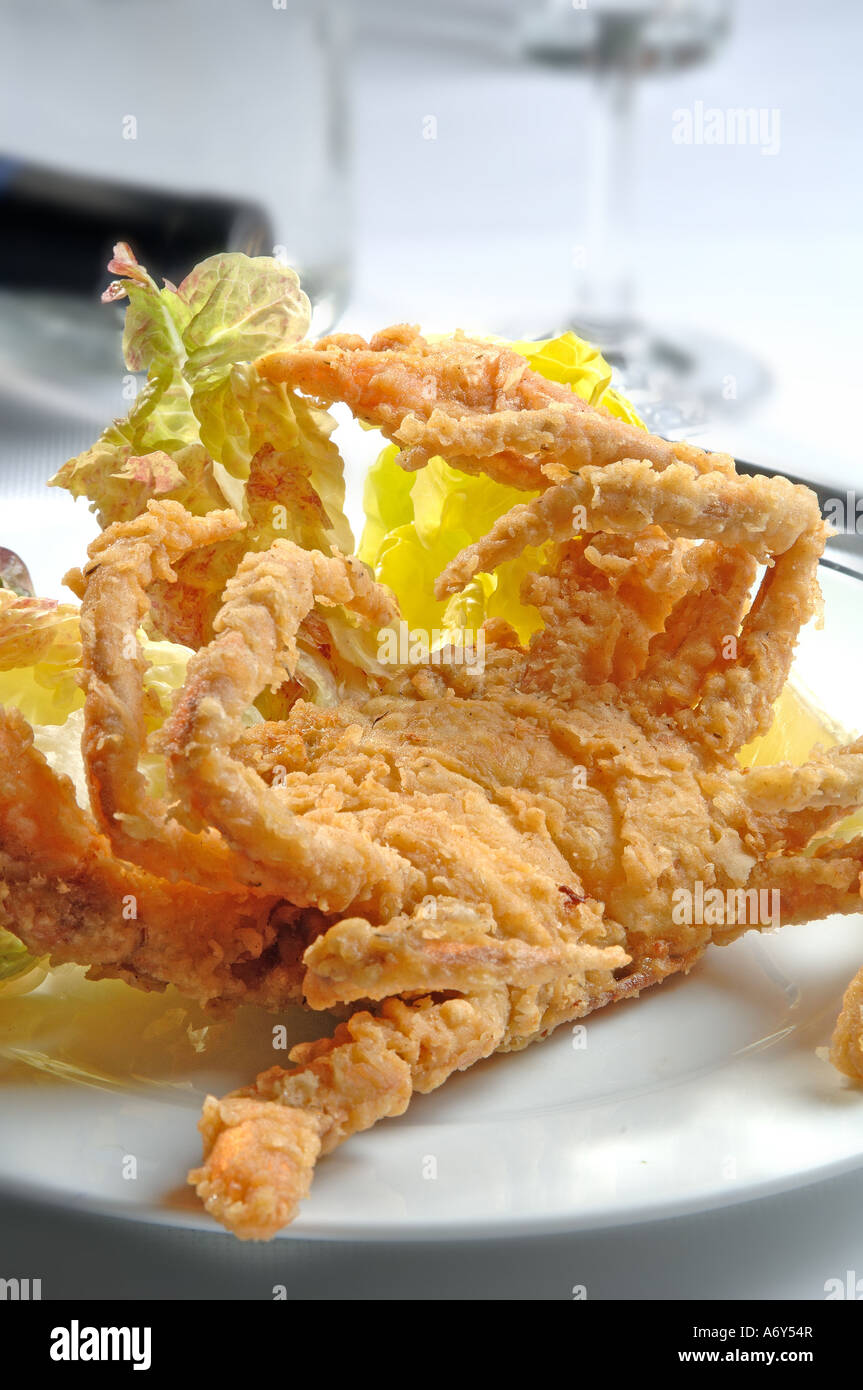 Soft shell crab Stock Photo - Alamy
