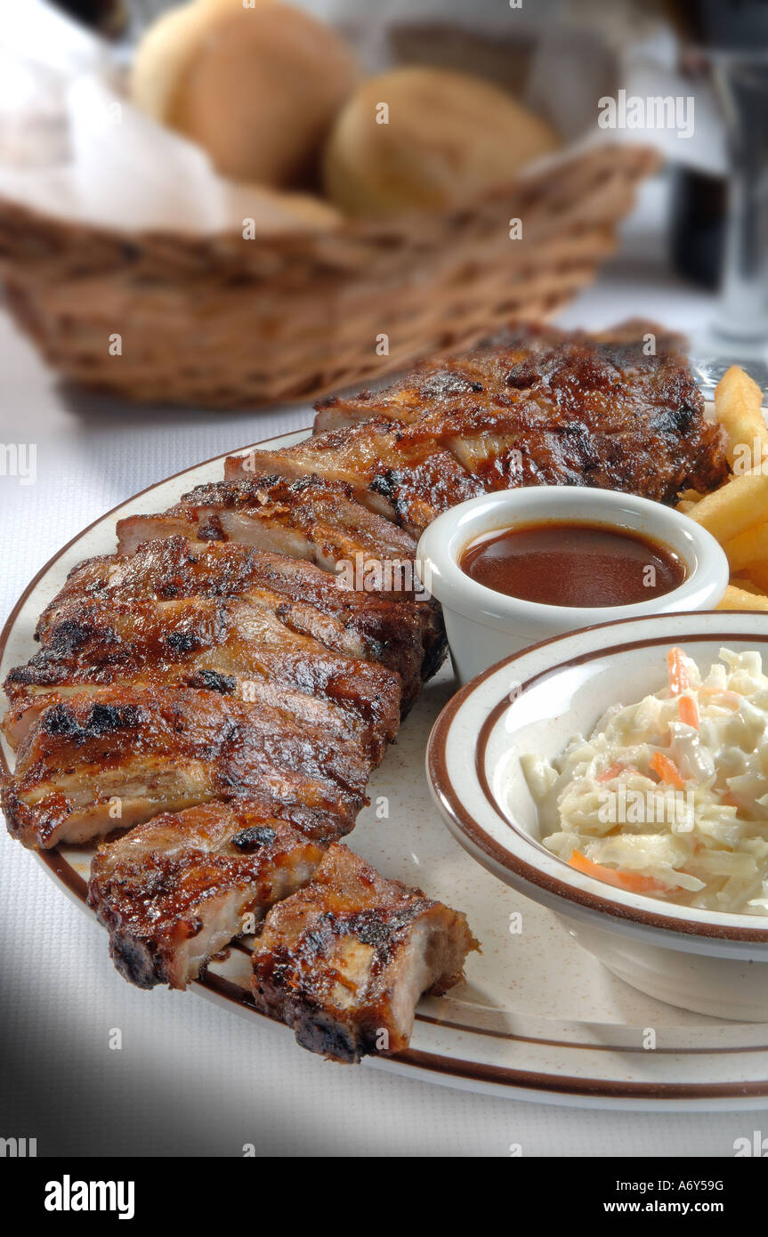 Baby back ribs Stock Photo - Alamy