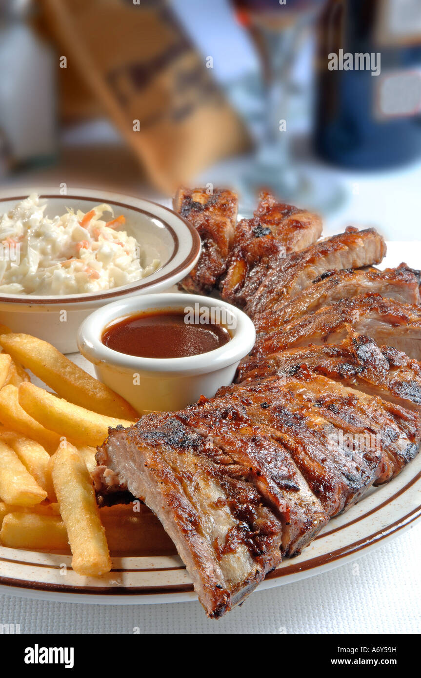 Baby back ribs Stock Photo - Alamy