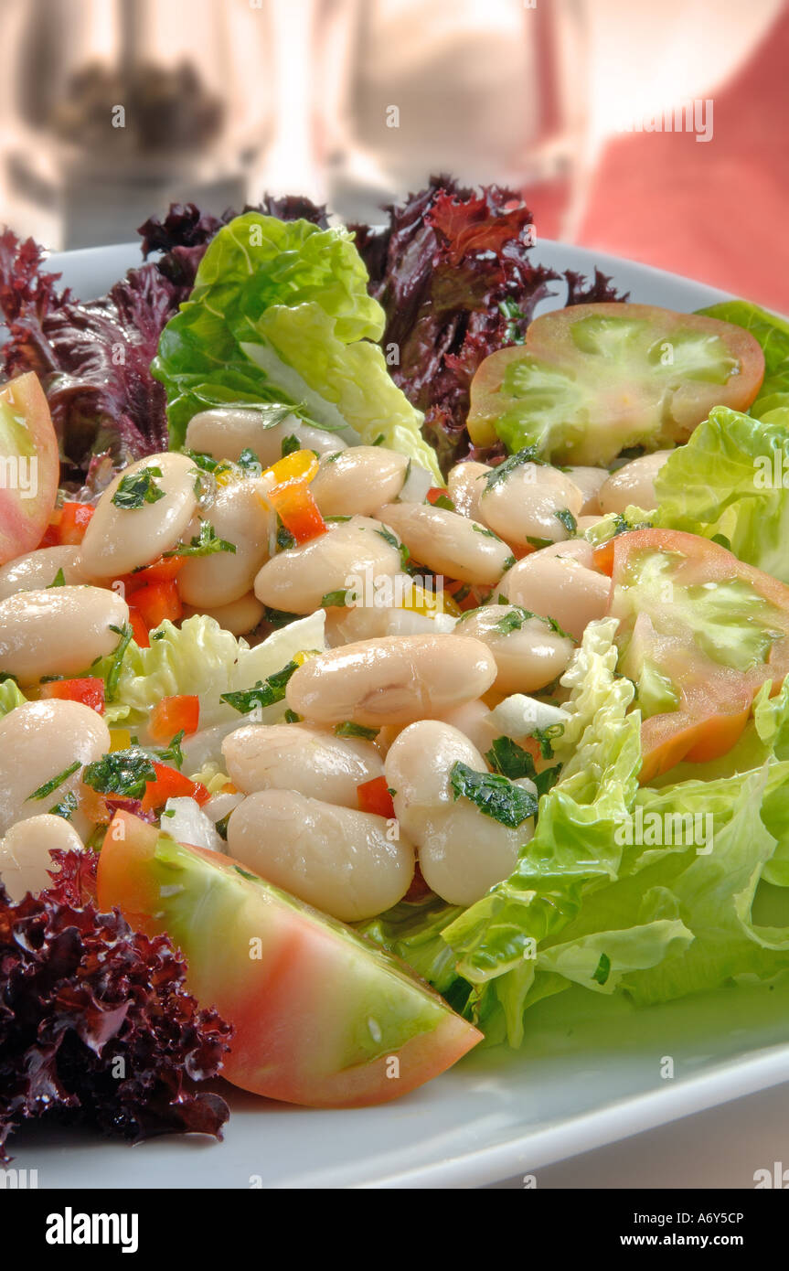 Haricot bean salad Stock Photo - Alamy