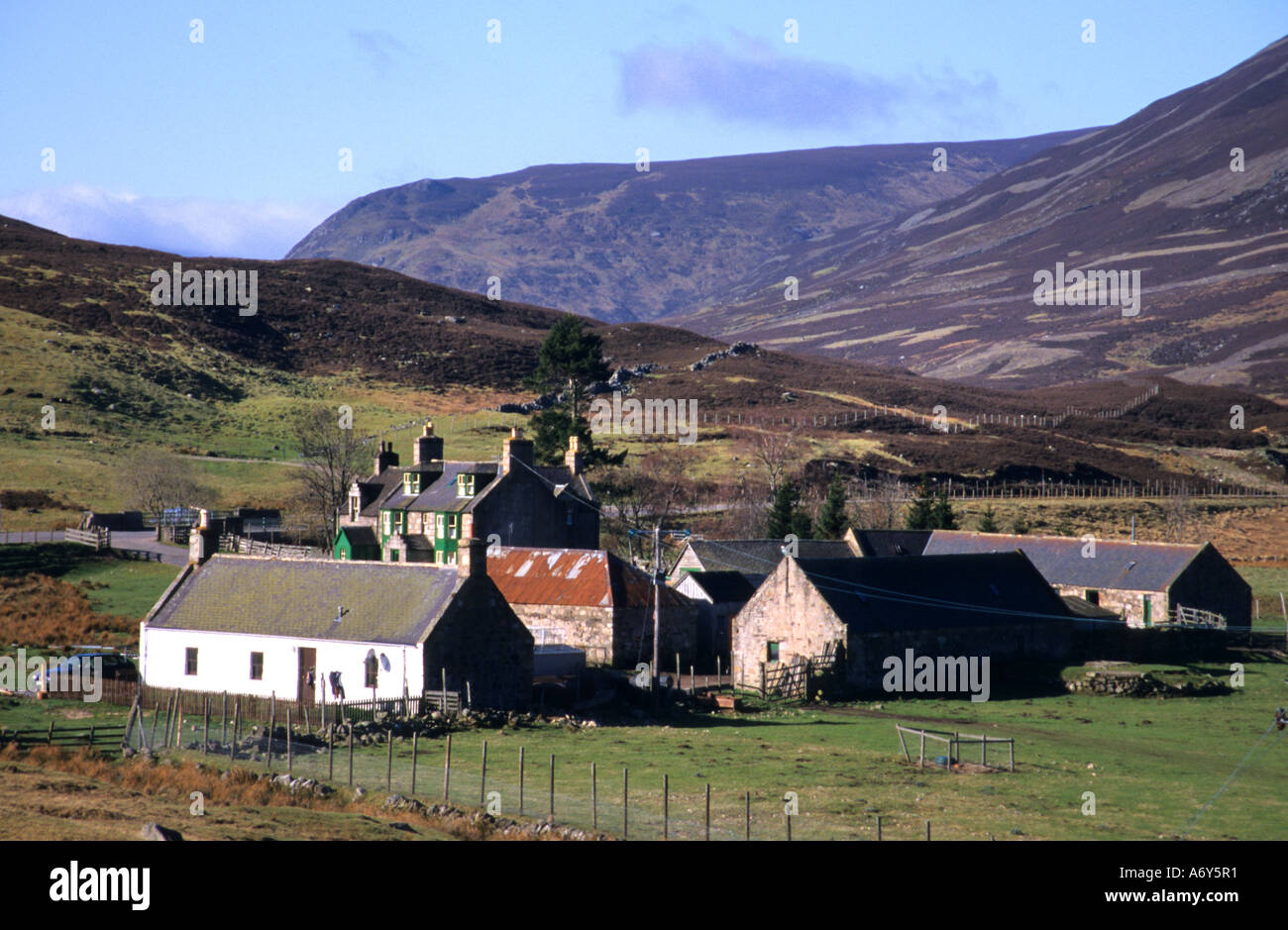 Scotland Scottish Farm Farmer Highlands Stock Photo - Alamy