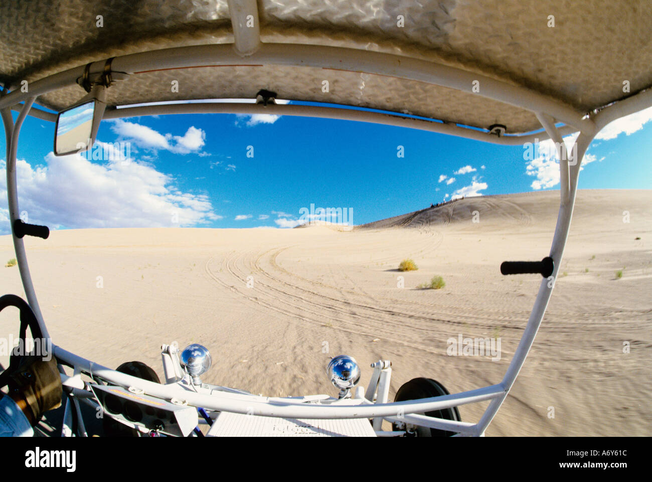 a dune buggy on the sand dunes Stock Photo - Alamy