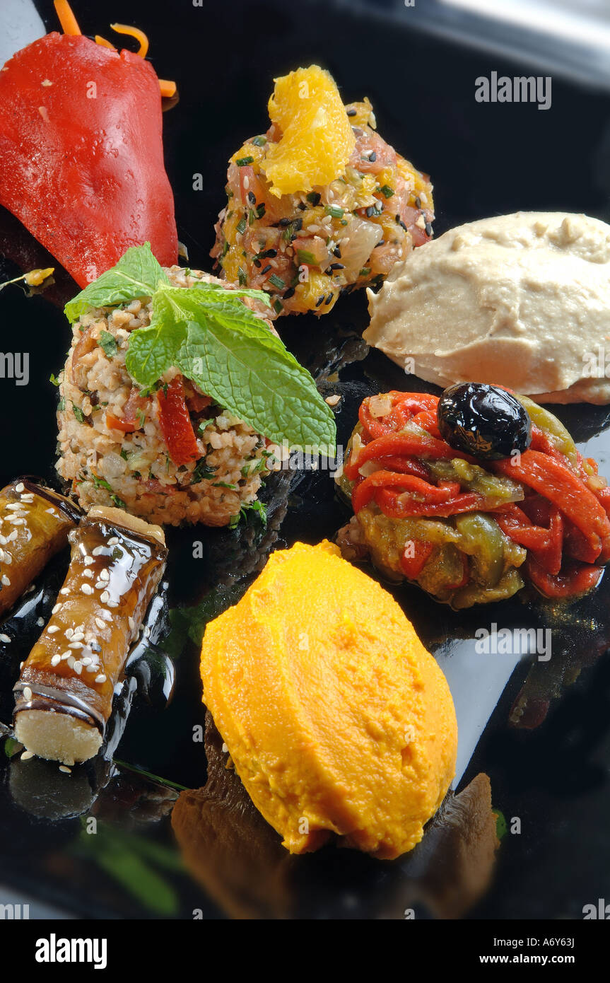 Moroccan food mezze hi-res stock photography and images - Alamy