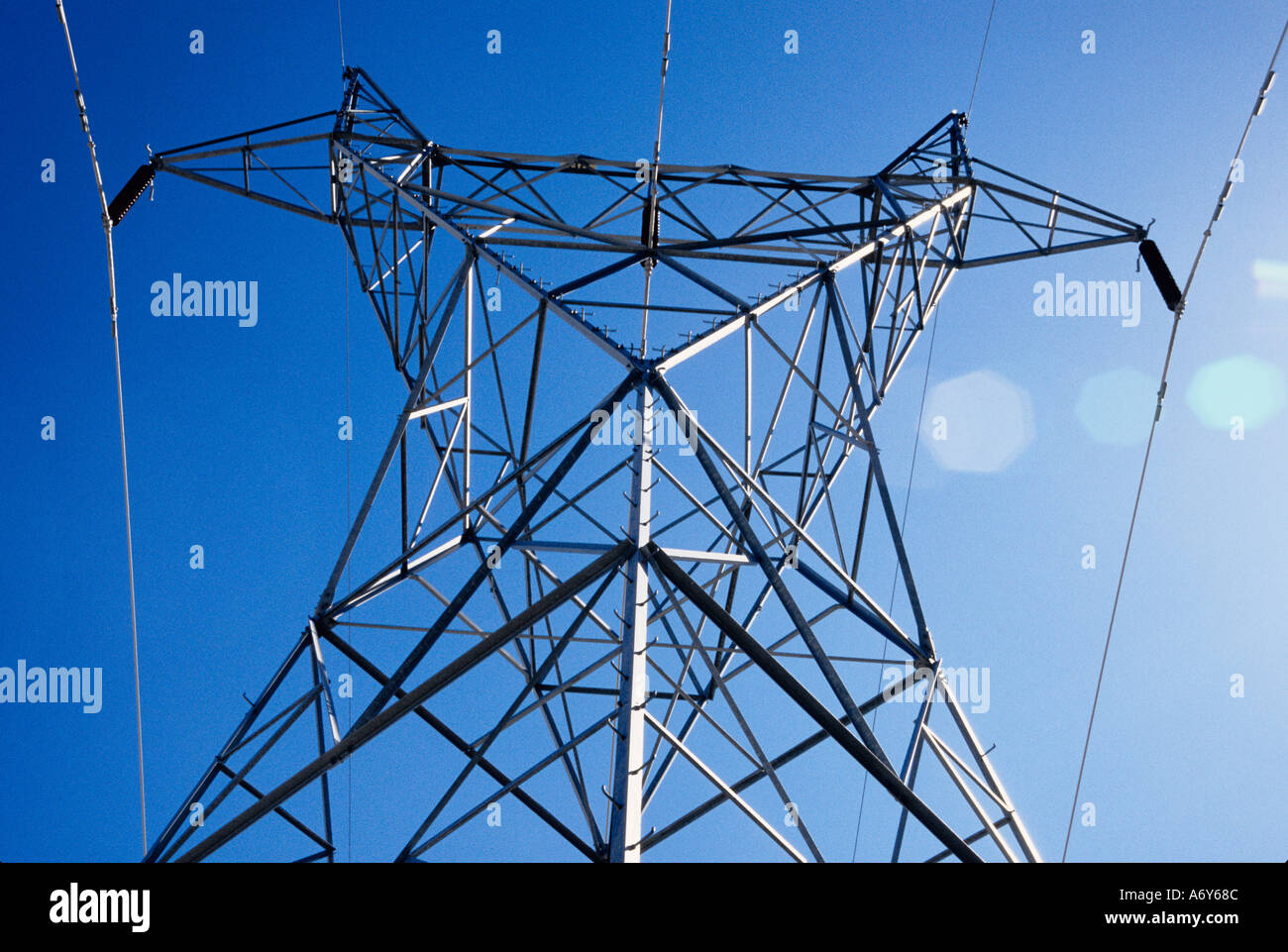 electricity energy towers Stock Photo - Alamy