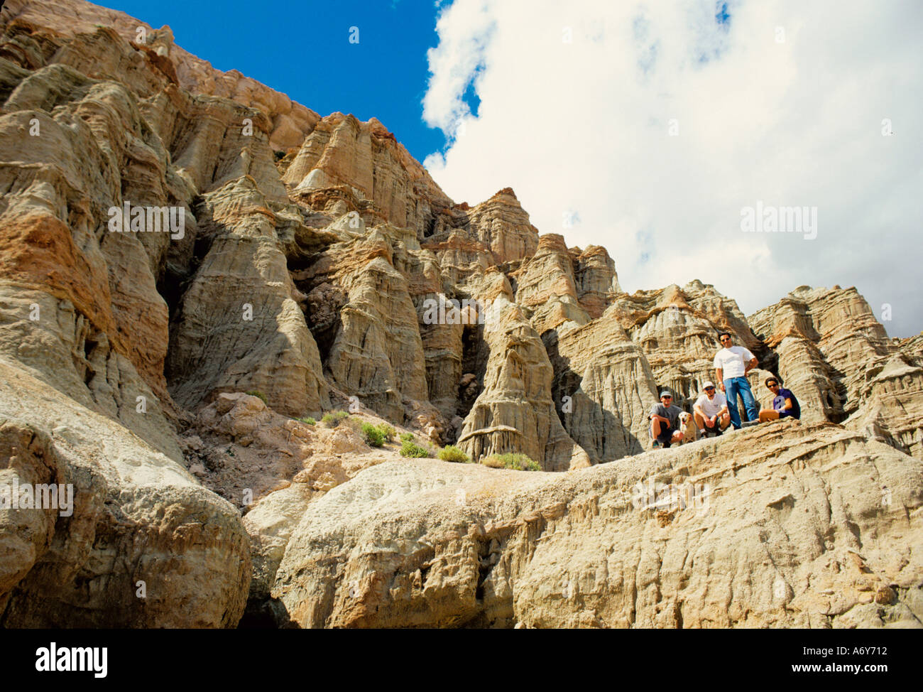 Hikers in Red Rock State Park California Stock Photo - Alamy