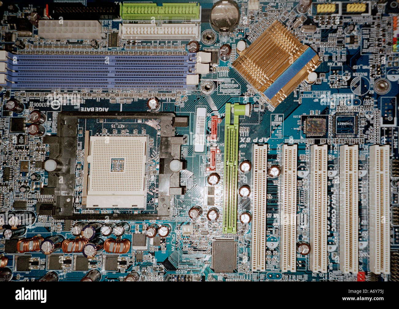 Computer circuit board Stock Photo - Alamy