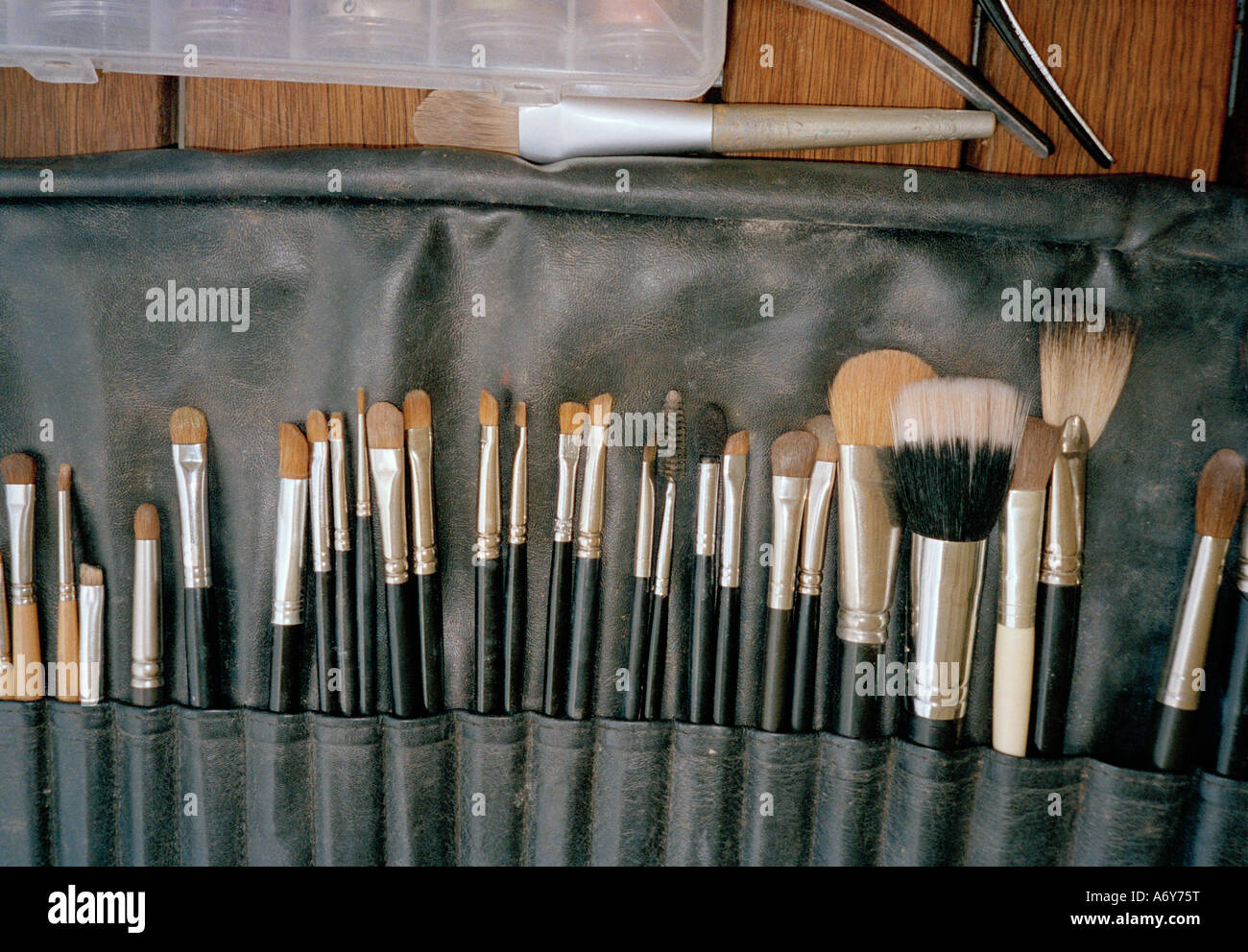 Professional make up brush set Stock Photo - Alamy