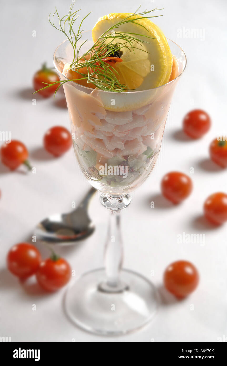 Prawn cocktail seafood appetizers hi-res stock photography and images ...