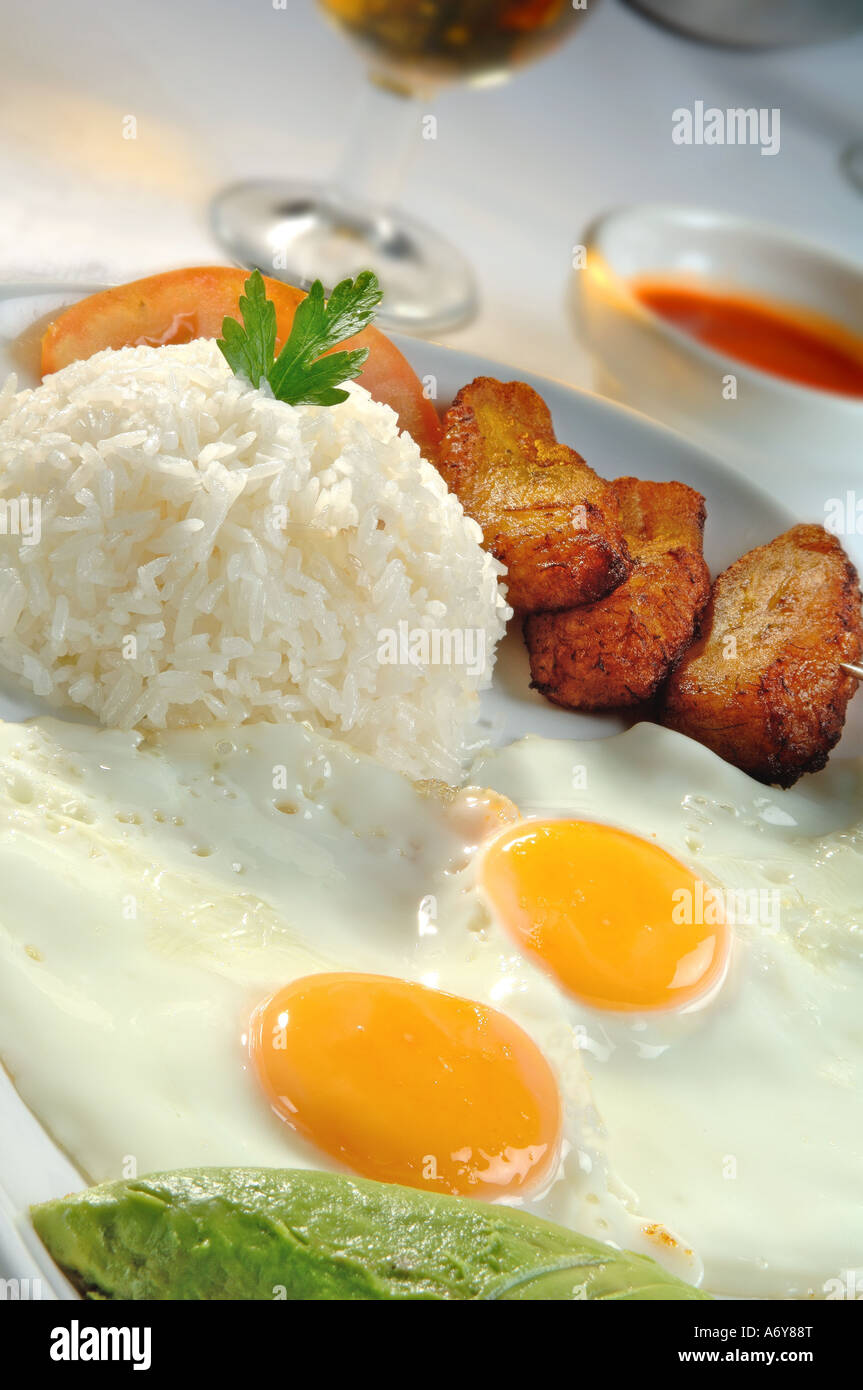 Cuban style rice Stock Photo - Alamy