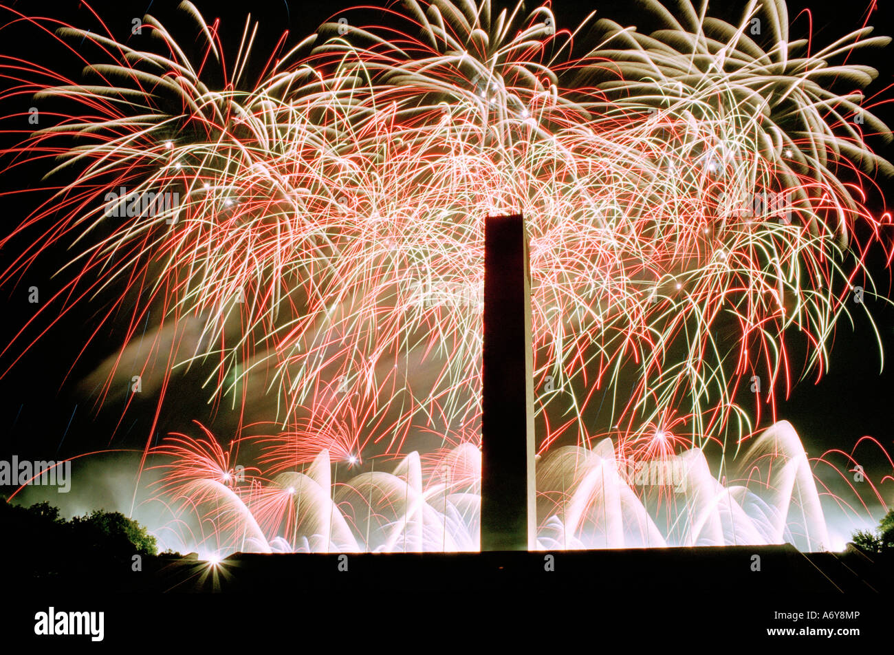 Fireworks at night Stock Photo - Alamy