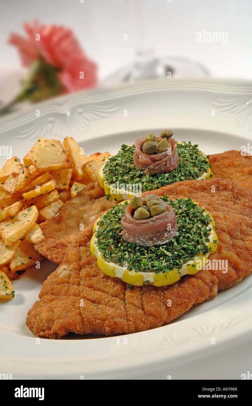 Breaded escalopes hi-res stock photography and images - Alamy