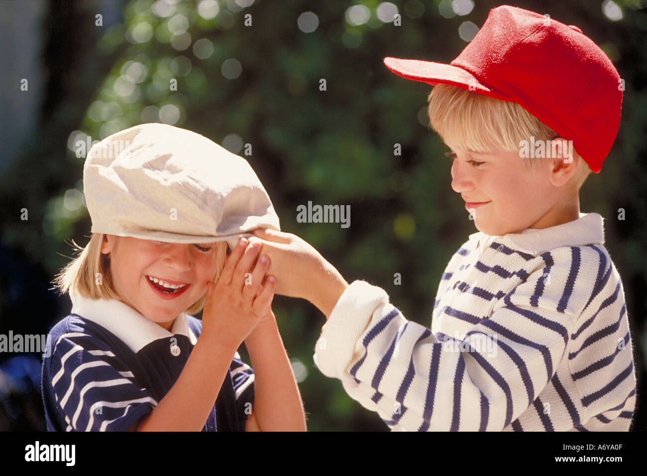portrait of kids having fun Stock Photo - Alamy