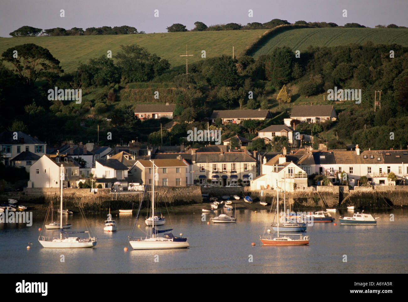 Flushing near Falmouth Cornwall England United Kingdom Europe Stock ...