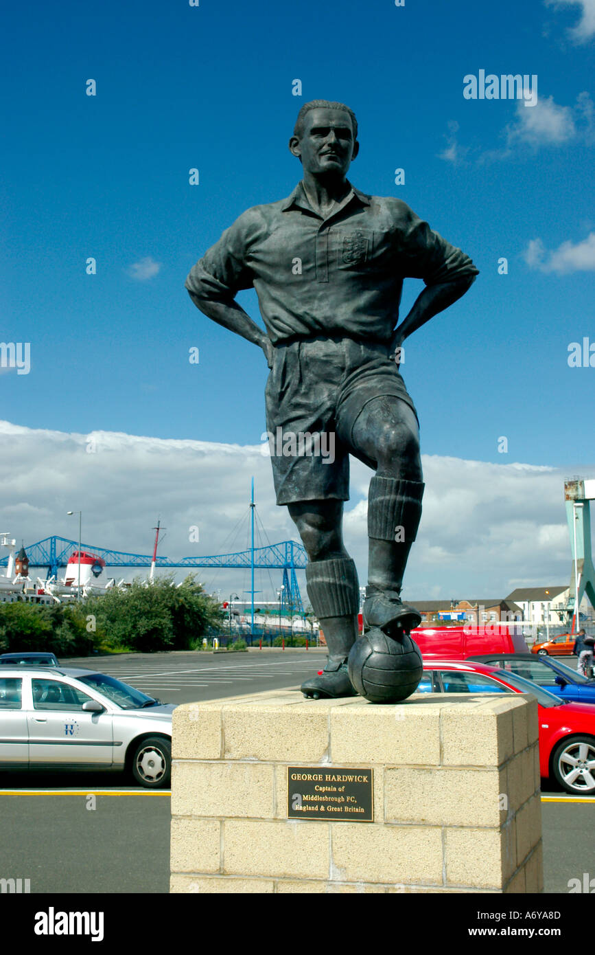 George Hardwick Statue Middlesbrough Riverside Football Stadium Tees ...