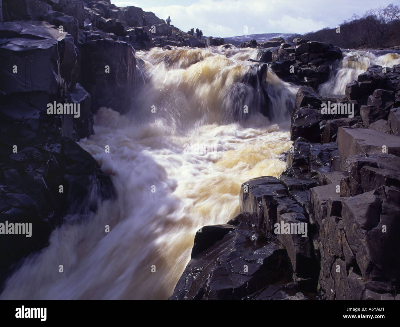 High Force Englands largest waterfall North PeninesTeesdale County ...