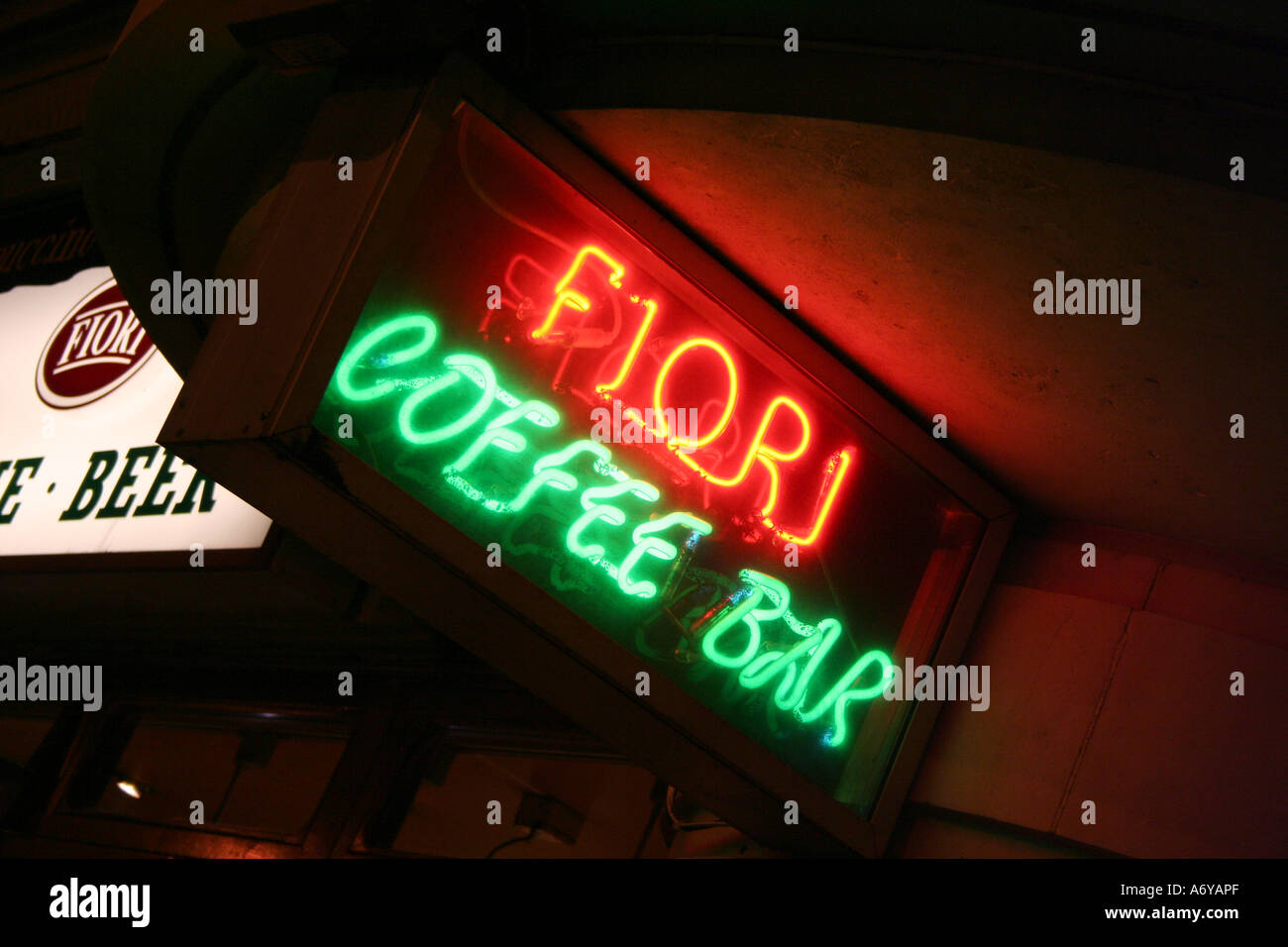 Coffee Bar Neon Sign Stock Photo - Alamy