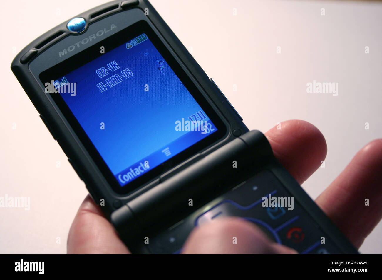 Mobile Phone Screen Stock Photo - Alamy