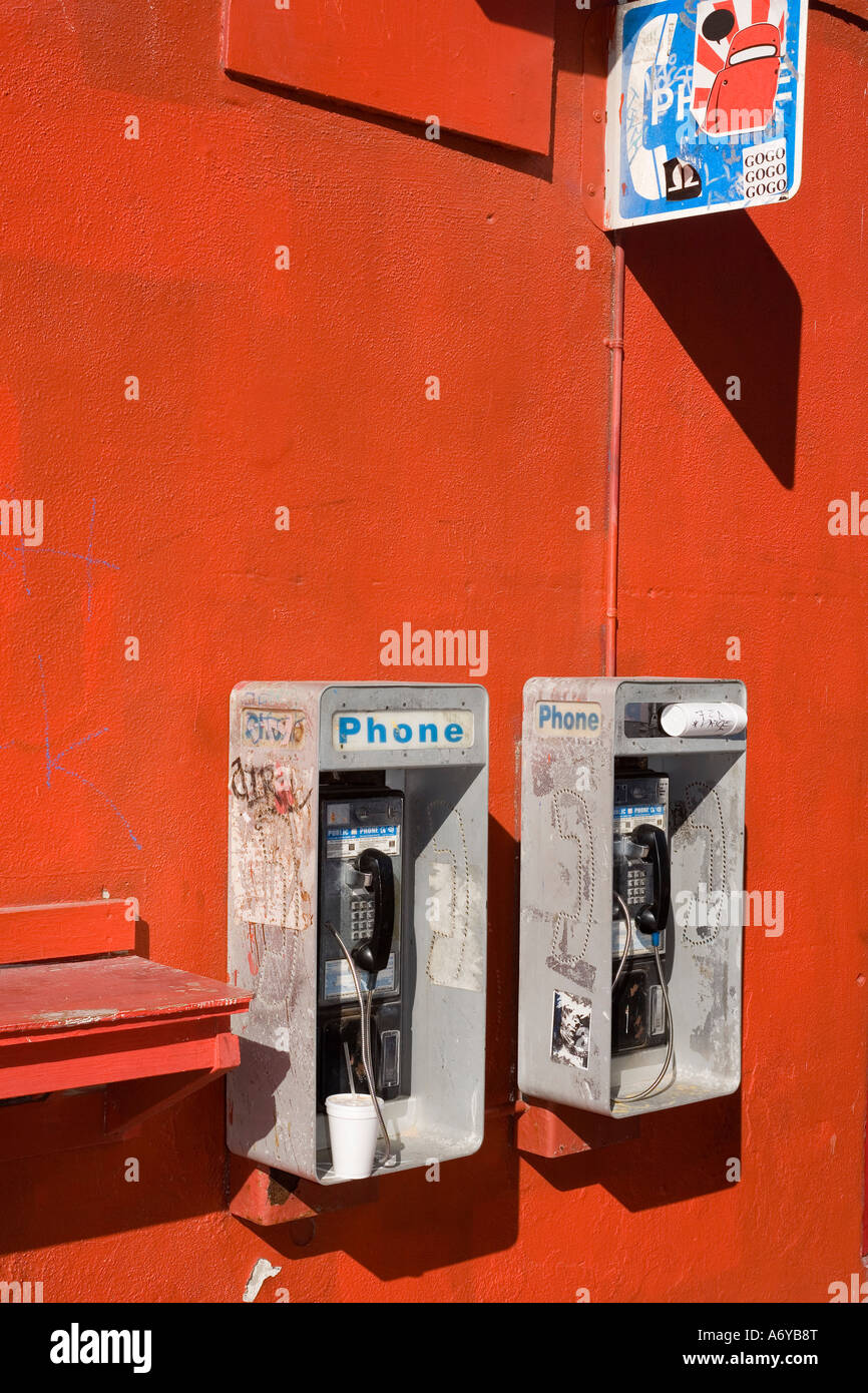 Two telephone boxes Stock Photo - Alamy