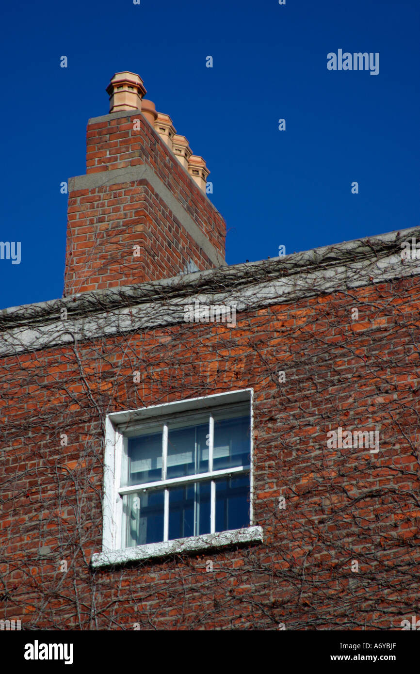 Chimney stack Merrion square Dublin Ireland Stock Photo - Alamy