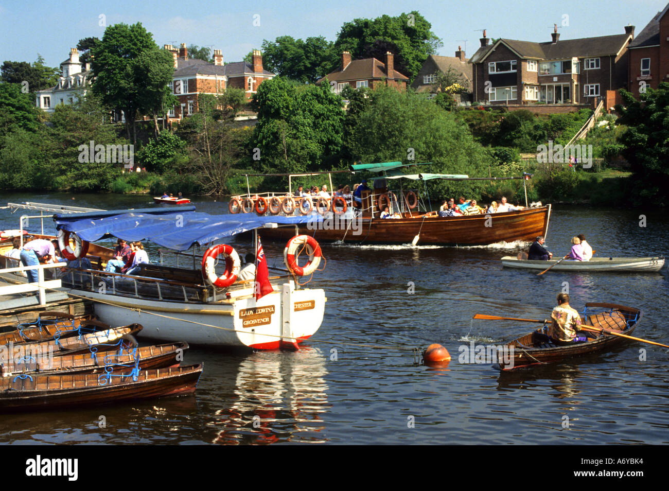 Chester is the county town of Cheshire, England. United Kingdom Stock ...