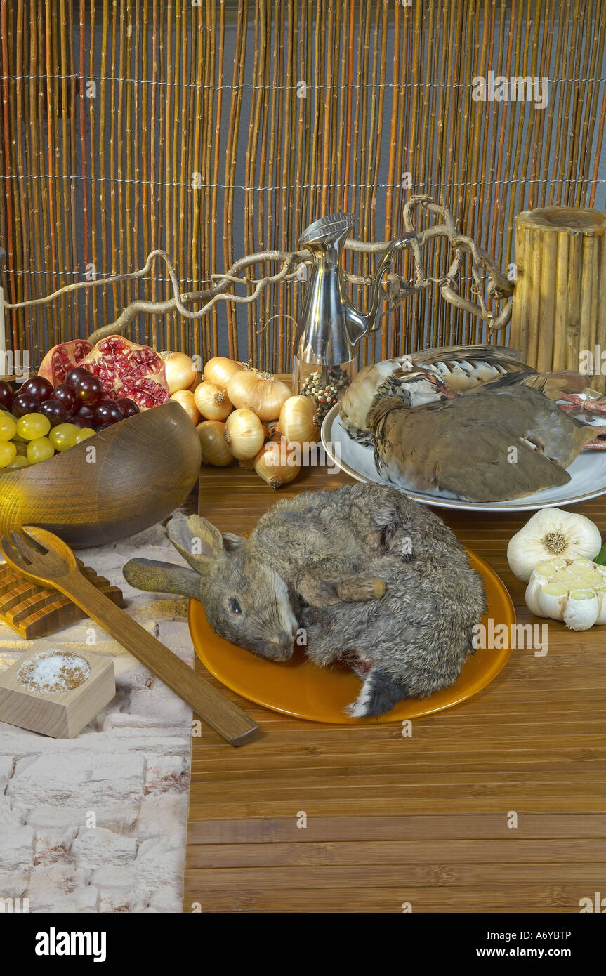 Still life of game Stock Photo - Alamy