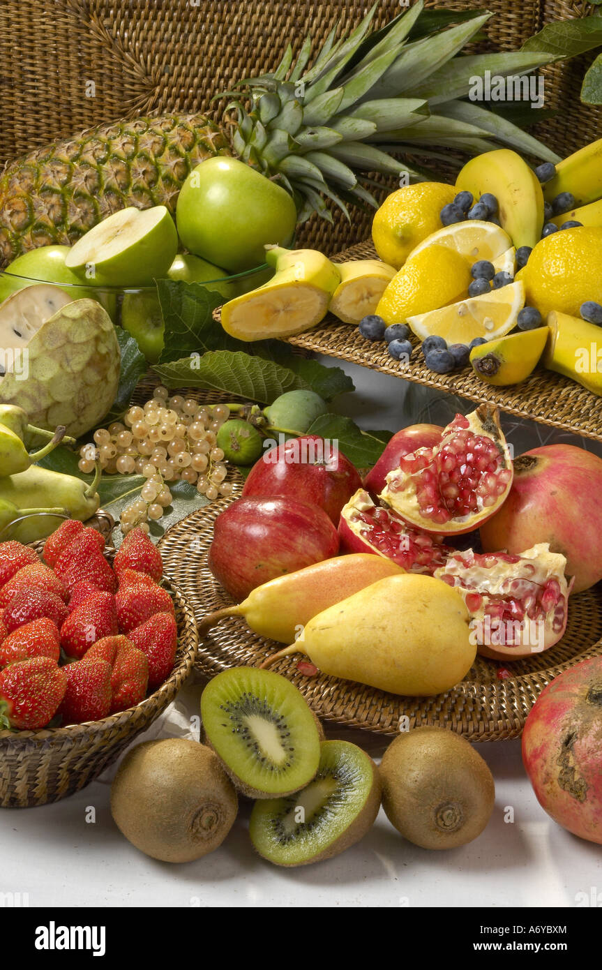 Still life of fruits Stock Photo - Alamy