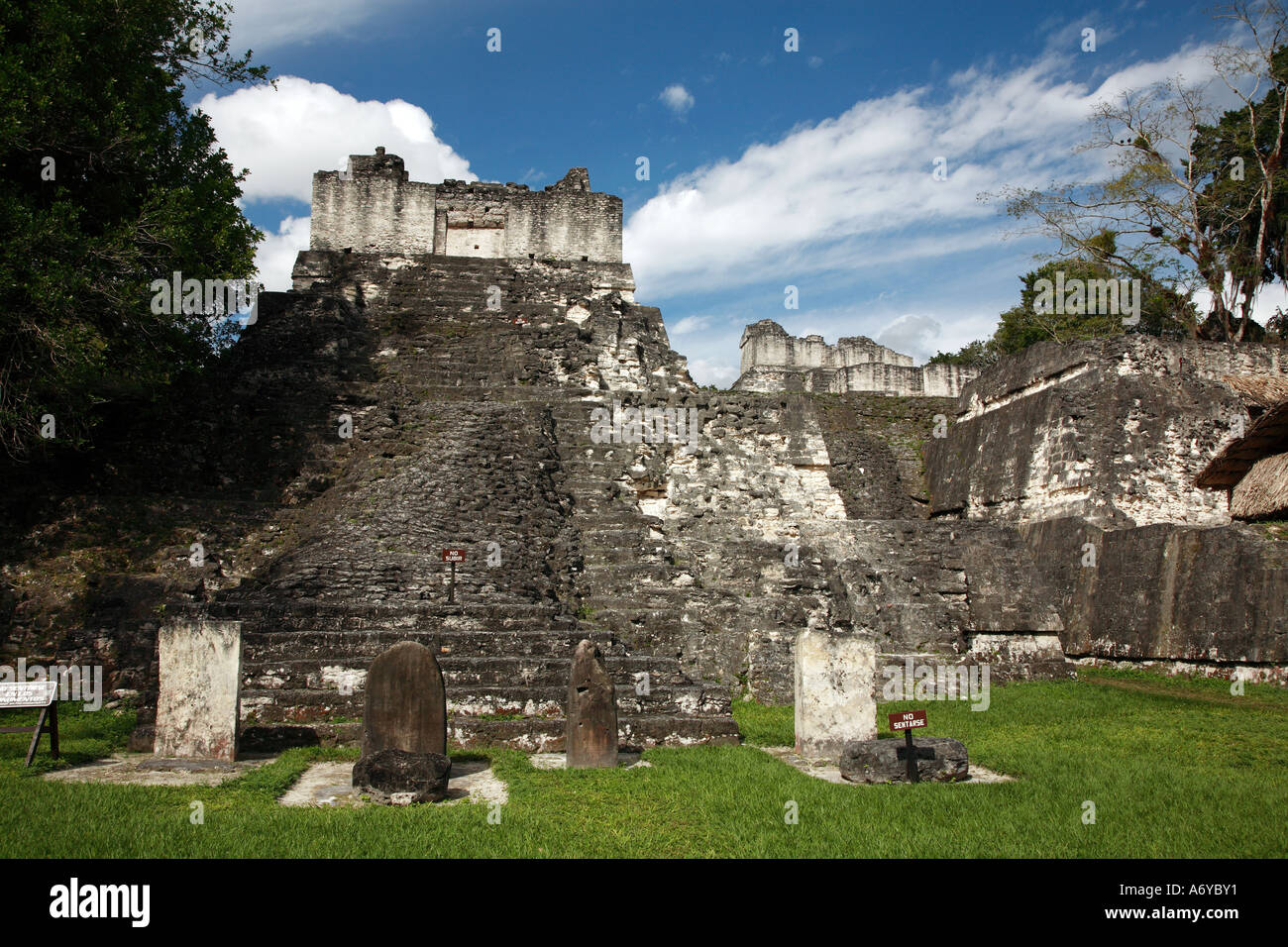 Tikal temple complex Guatemala Stock Photo - Alamy