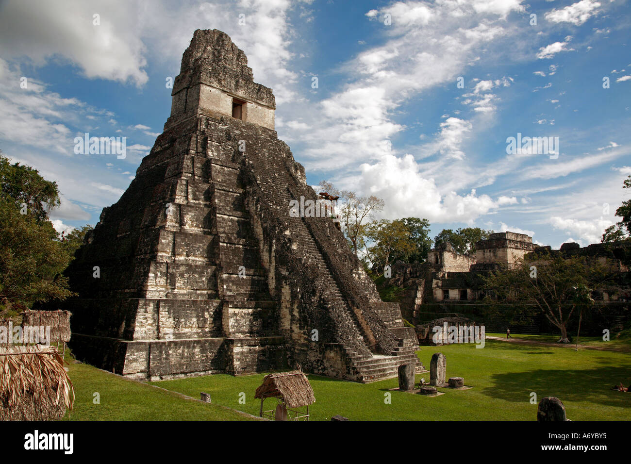 Temple I Tikal Guatemala Stock Photo - Alamy