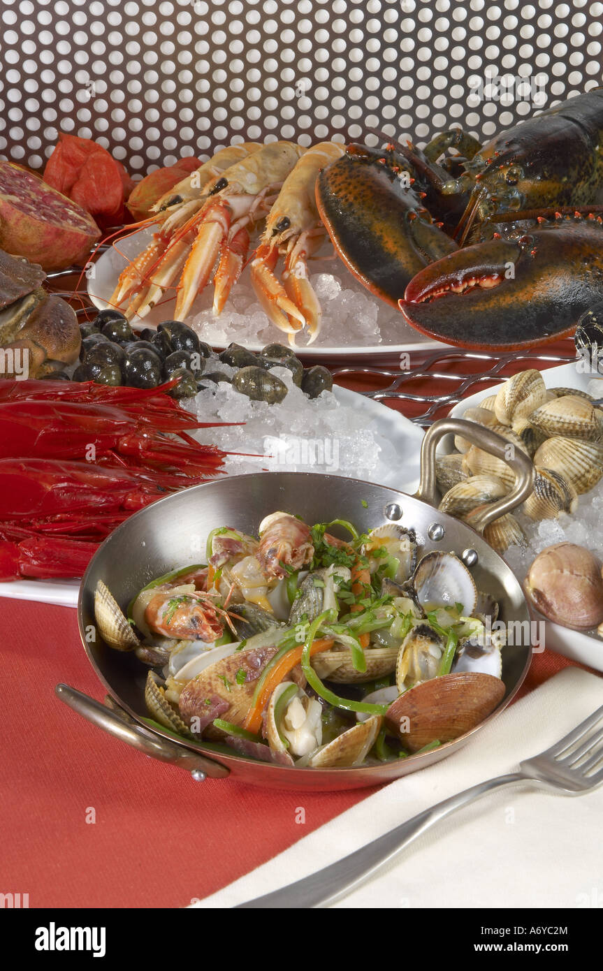 Still life of seafood Stock Photo - Alamy