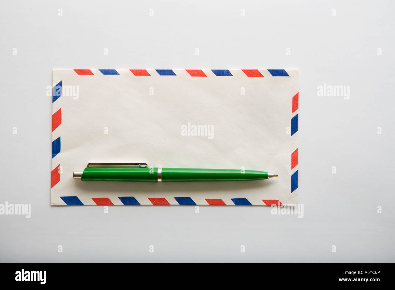 Envelope and pen Stock Photo - Alamy