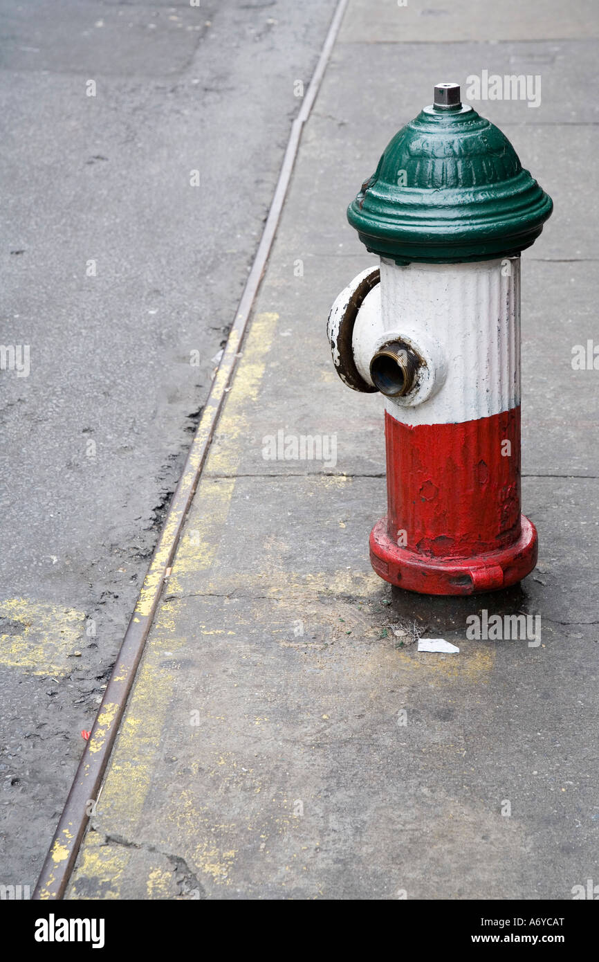 Multi colored fire hydrant Stock Photo - Alamy