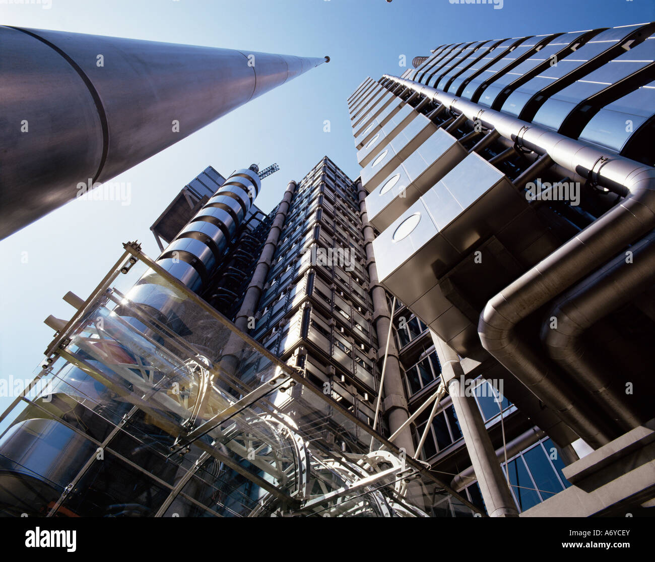 Lloyds Building architect Richard Rogers City of London London England ...