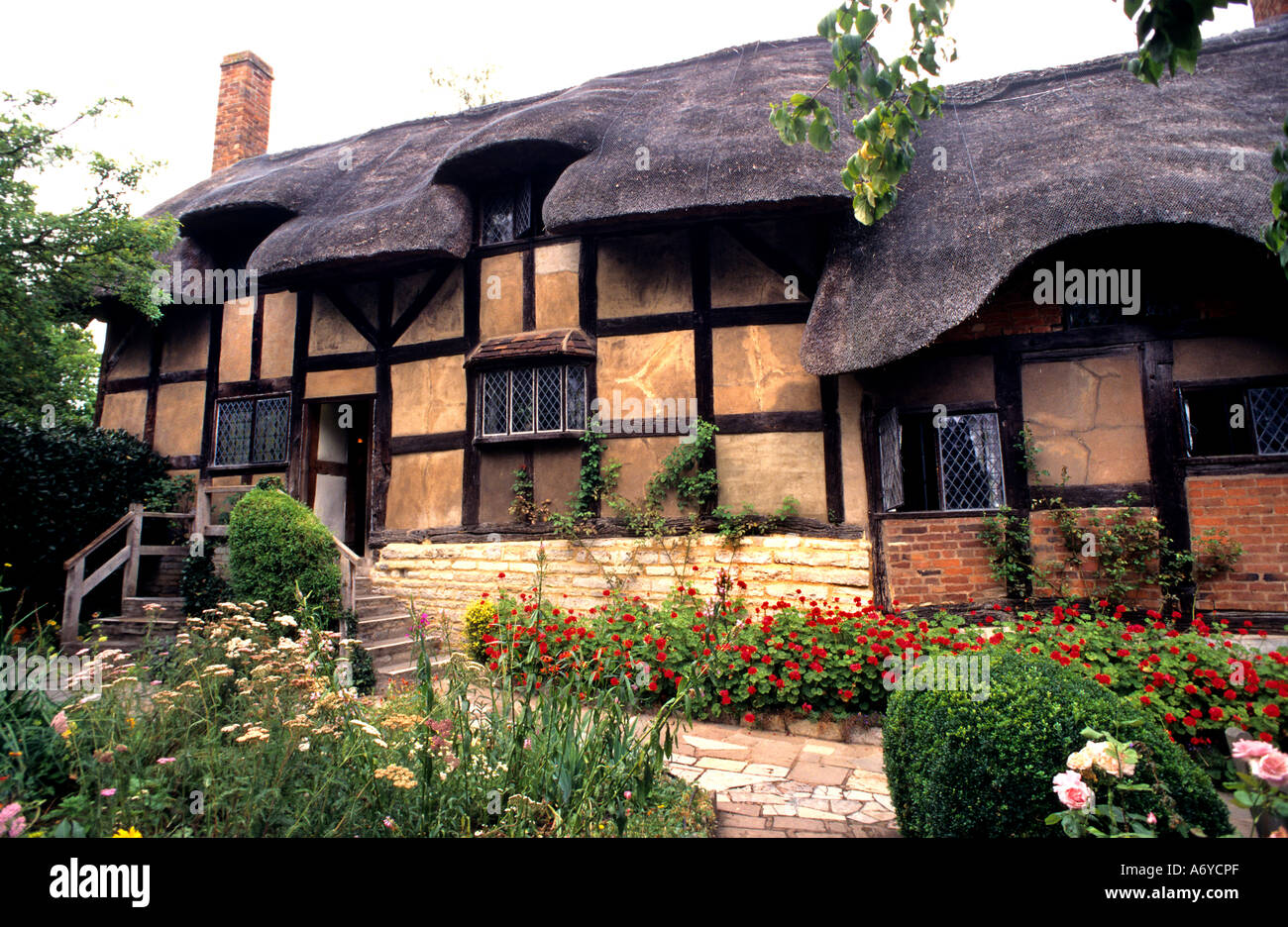 Stratford-upon-Avon Warwickshire Anne Hathaway's Cottage Shakespeare's ...