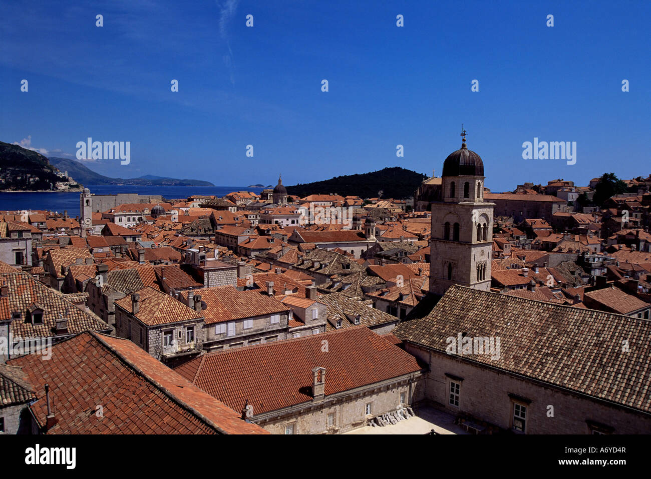 The Old City Dubrovnik UNESCO World Heritage Site Dalmatia Croatia ...