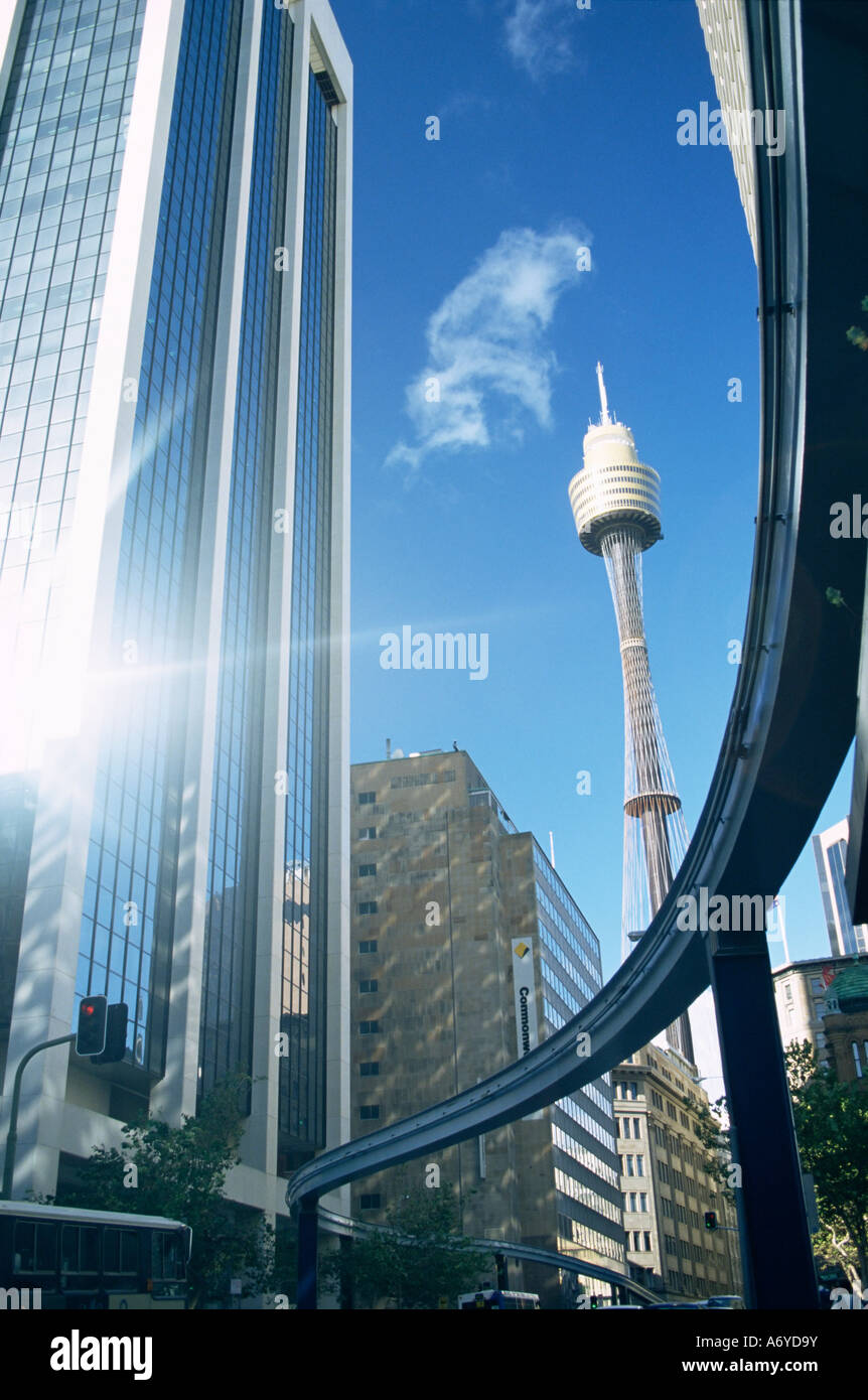 Modern buildings Sydney New South Wales Australia Pacific Stock Photo ...